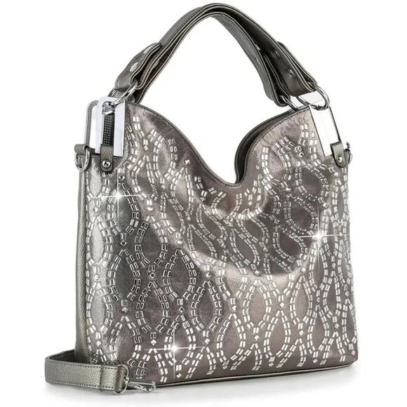 Bags | Rhinestone Design Fashion Handbag | Poshmark